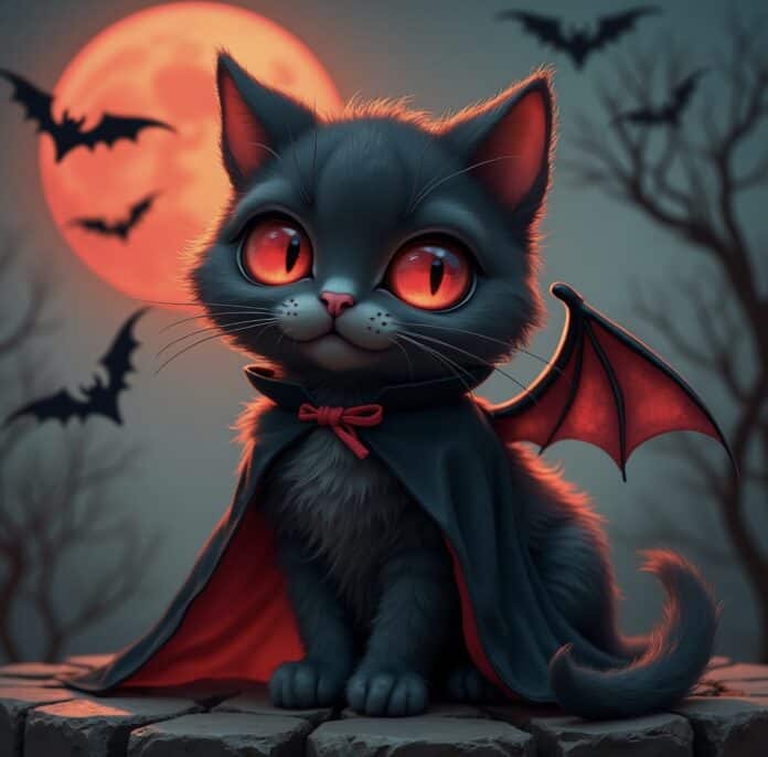 100+ Cute Halloween Cat PFP Pictures