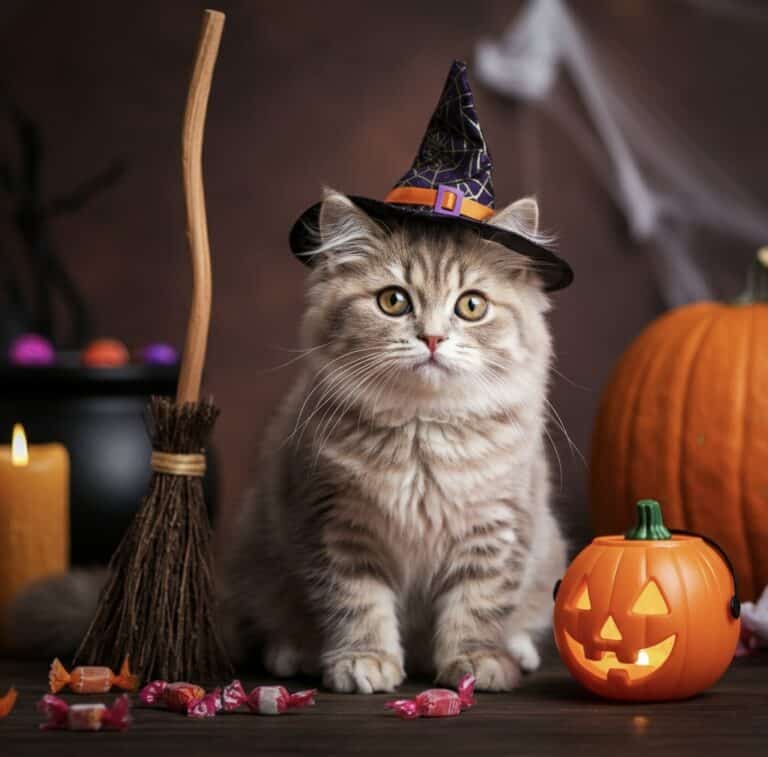 100+ Cute Halloween Cat PFP Pictures