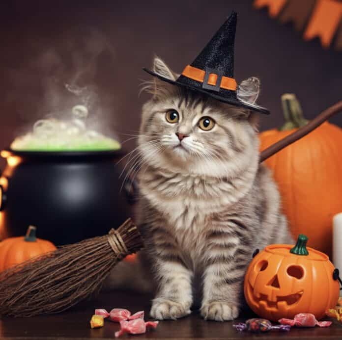 100+ Cute Halloween Cat PFP Pictures