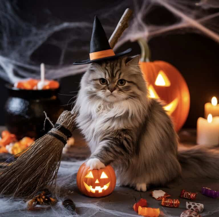 100+ Cute Halloween Cat PFP Pictures